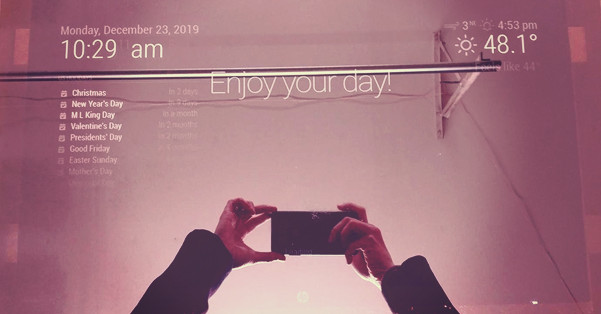 Make your own Smart Mirror with Magic Mirror and a Raspberry Pi ...